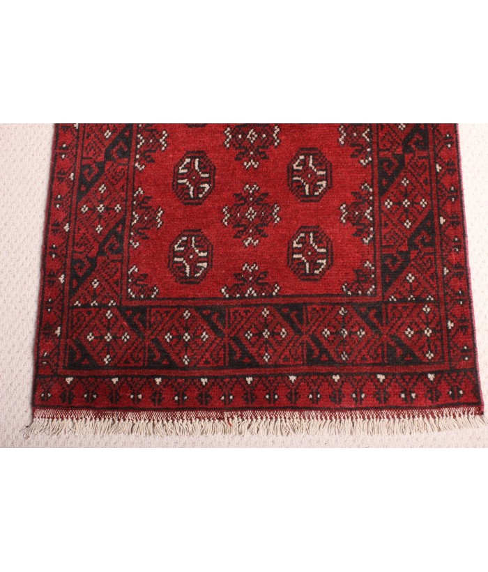 Turkoman- Mauri Gul: 800 x 78cm: This beautiful rich traditional triba